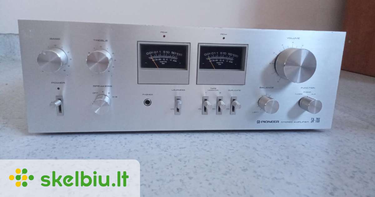 Pioneer Sa-706 vintažinis stiprintuvas - Skelbiu.lt