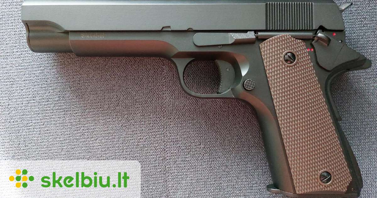 Colt 1911 Full - Auto Electric Pistol 6mm - Skelbiu.lt