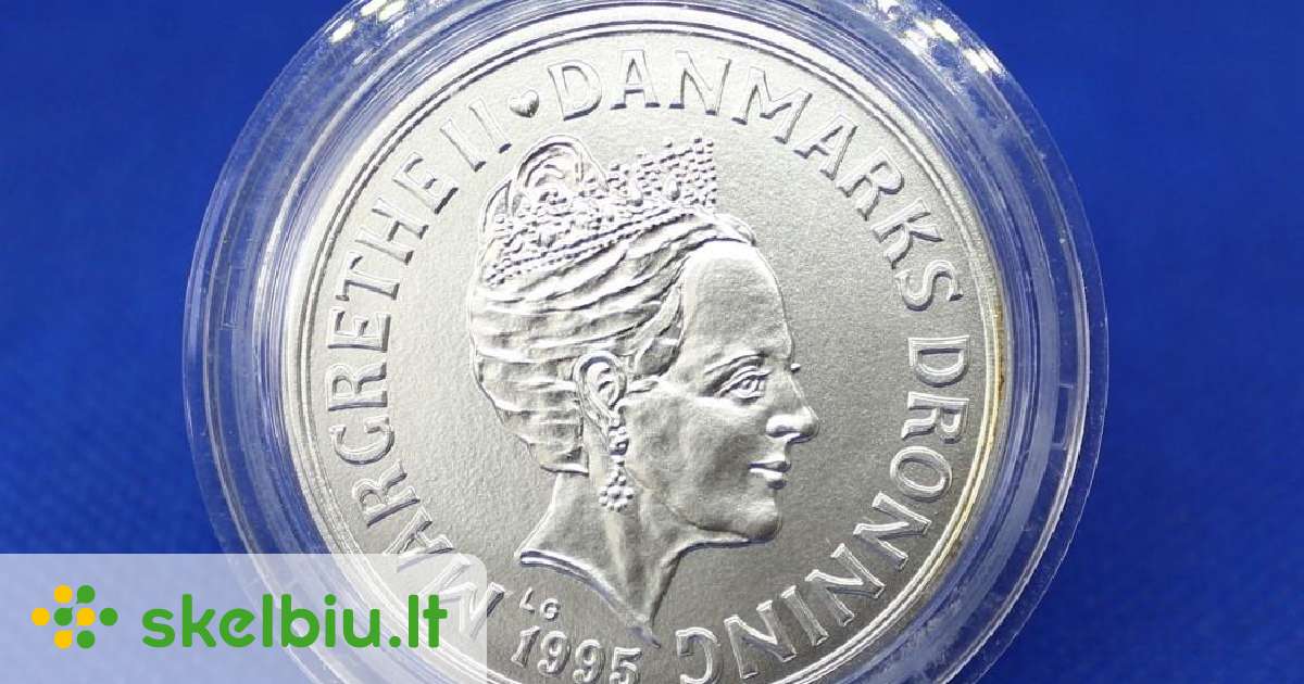 Sidabrines monetos 200 Danijos Kronu - Skelbiu.lt