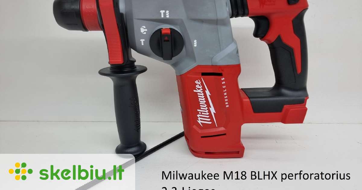 Akumuliatorinis perforatorius Milwaukee Blhx-0x 49 - Skelbiu.lt