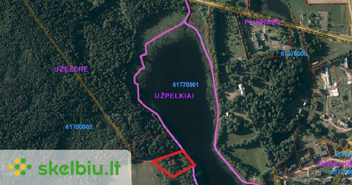 Sklypas su ežero pakrante ir mišku - Skelbiu.lt