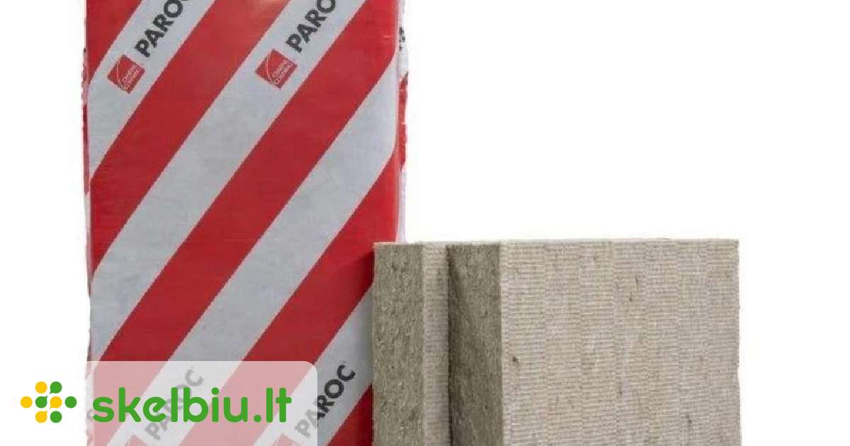 Akmens vata Paroc Ultra 75 x 1220 x 565 mm - Skelbiu.lt