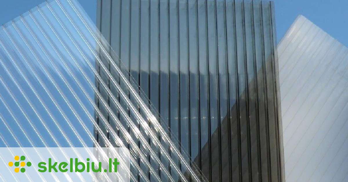 Polikarbonatas 4mm, 6mm, 8mm, 10mm - Skelbiu.lt