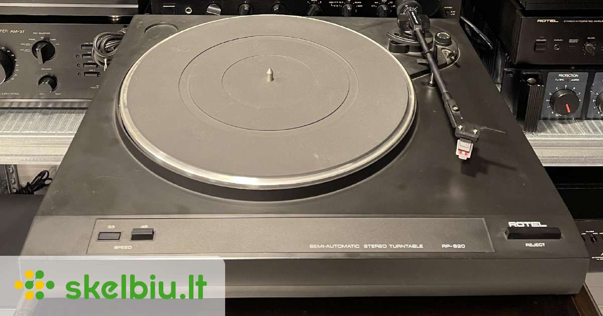 Rotel ro-820 / Patefonai / Plokštelių grotuvai - Skelbiu.lt