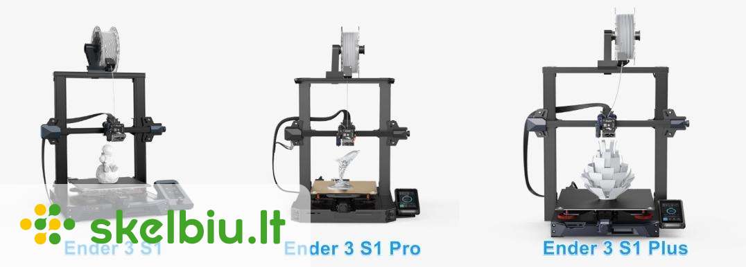 Ender 3 s1, Ender 3 s1 pro, Ender 3 s1 plus - Skelbiu.lt