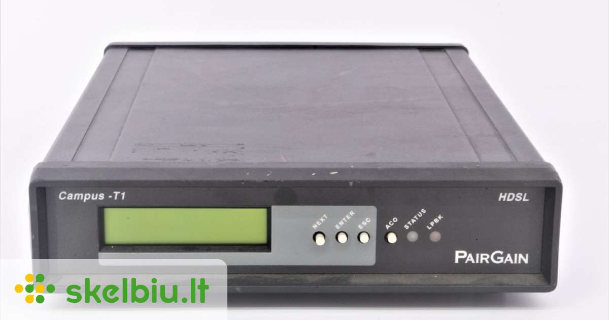 Pairgain Campus-t1/e1/384 hdsl modemas - Skelbiu.lt