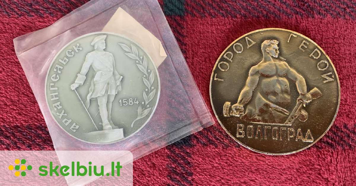 Tarybiniai stalo medaliai ir Vvs medalis - Skelbiu.lt