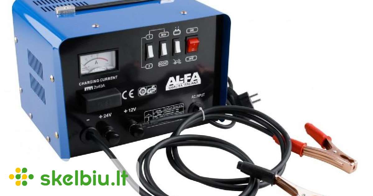 Akumuliatorių pakrovėjas AL-fa - Skelbiu.lt