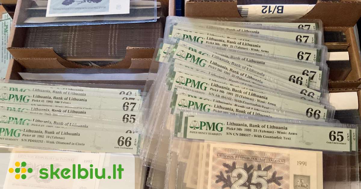 Talonai 1991 , 1992 , 1993 m Pmg55-68 - Skelbiu.lt