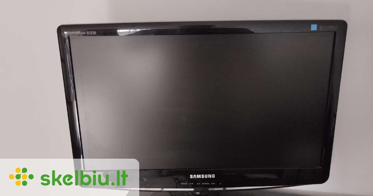 Monitorius. Samsung syncmaster B2230, 22coliai. - Skelbiu.lt