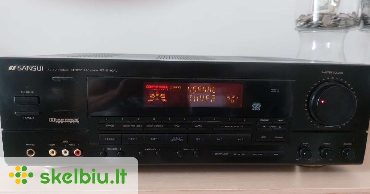 Garso stiprintuvas Sansui Rz-5110av - Skelbiu.lt