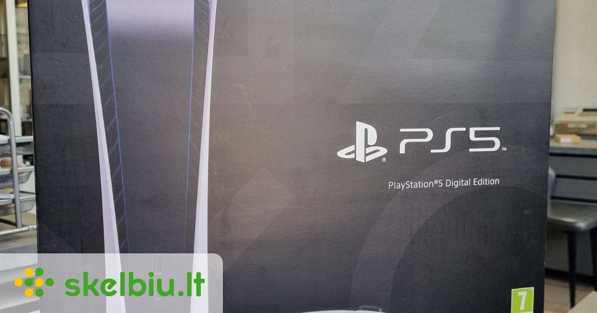 Sony Playstation 5 Digital Edition Cfi-1216b 825gb - Skelbiu.lt