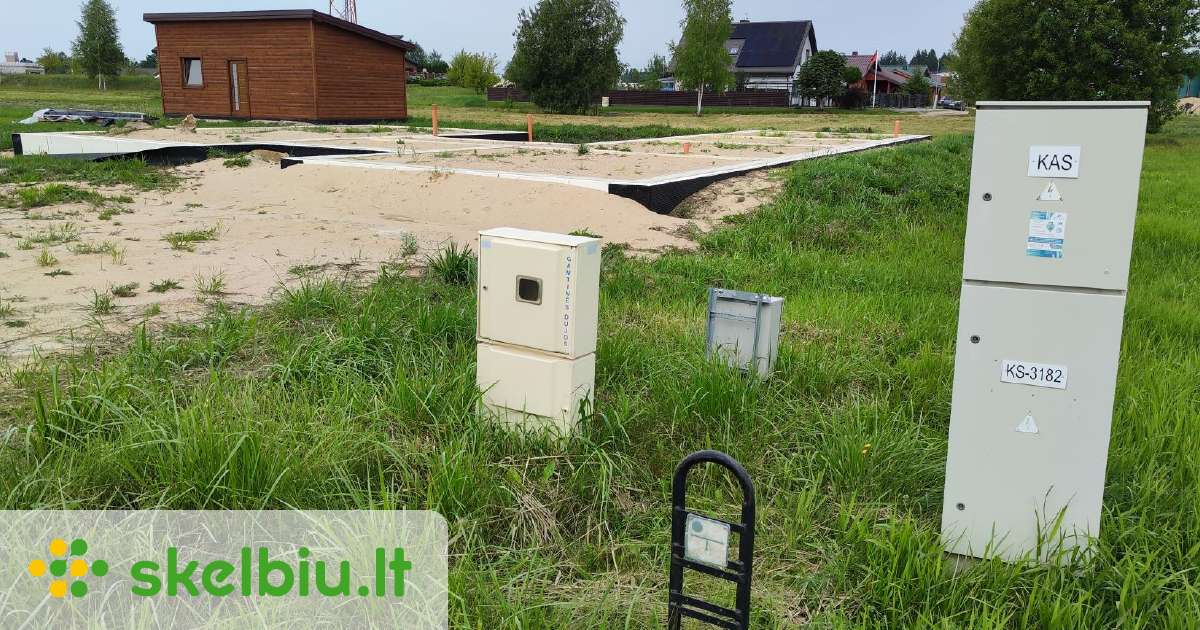 Sklypas su namo pamatais - Skelbiu.lt
