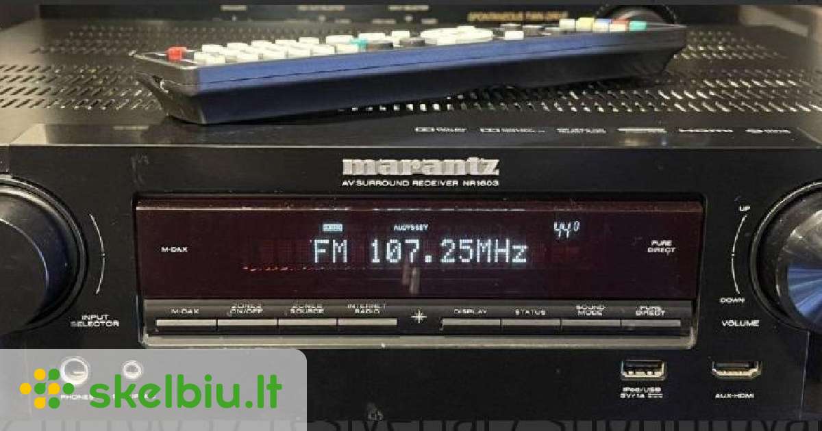 Marantz nr1603 / resiveriai / stiprintuvai - Skelbiu.lt