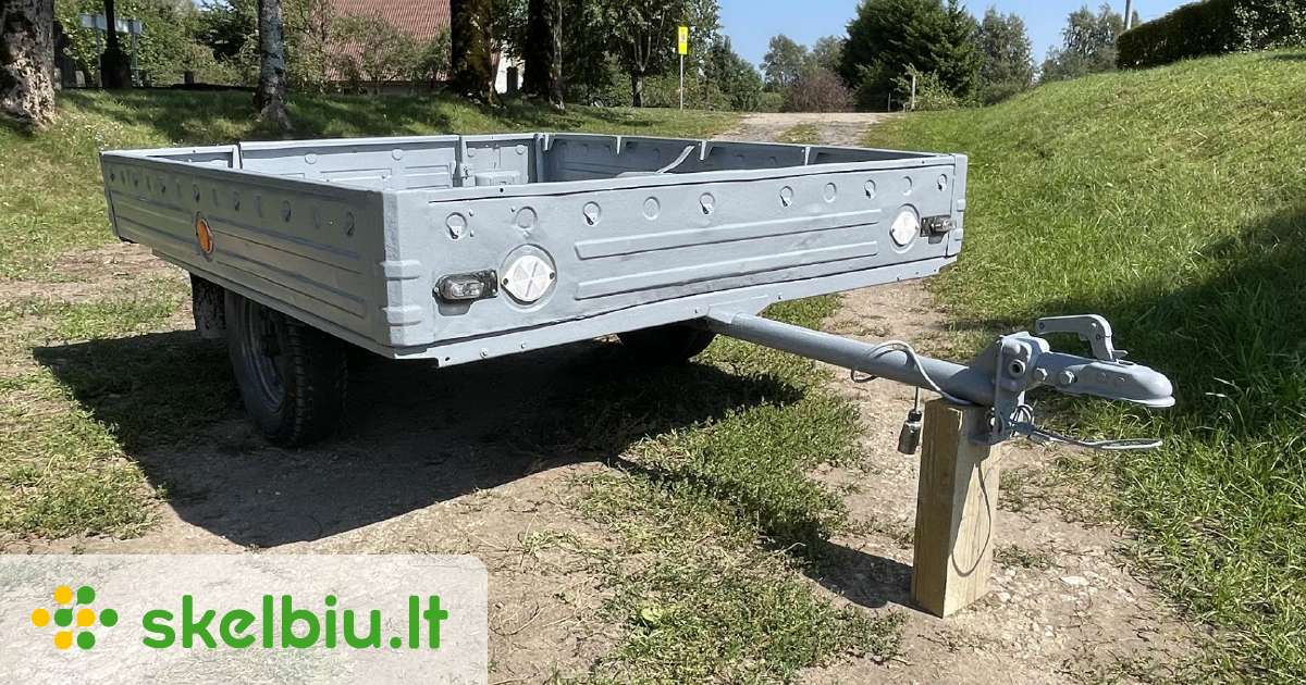 Tvarkinga 2 m priekaba su tech. apžiūra - Skelbiu.lt
