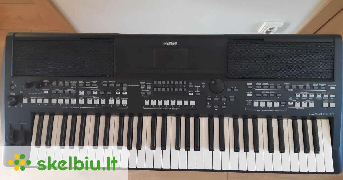 Yamaha Psr Sx 600 - Skelbiu.lt