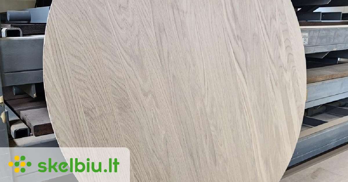 Apvalūs ąžuolo masyvo stalviršiai - Skelbiu.lt