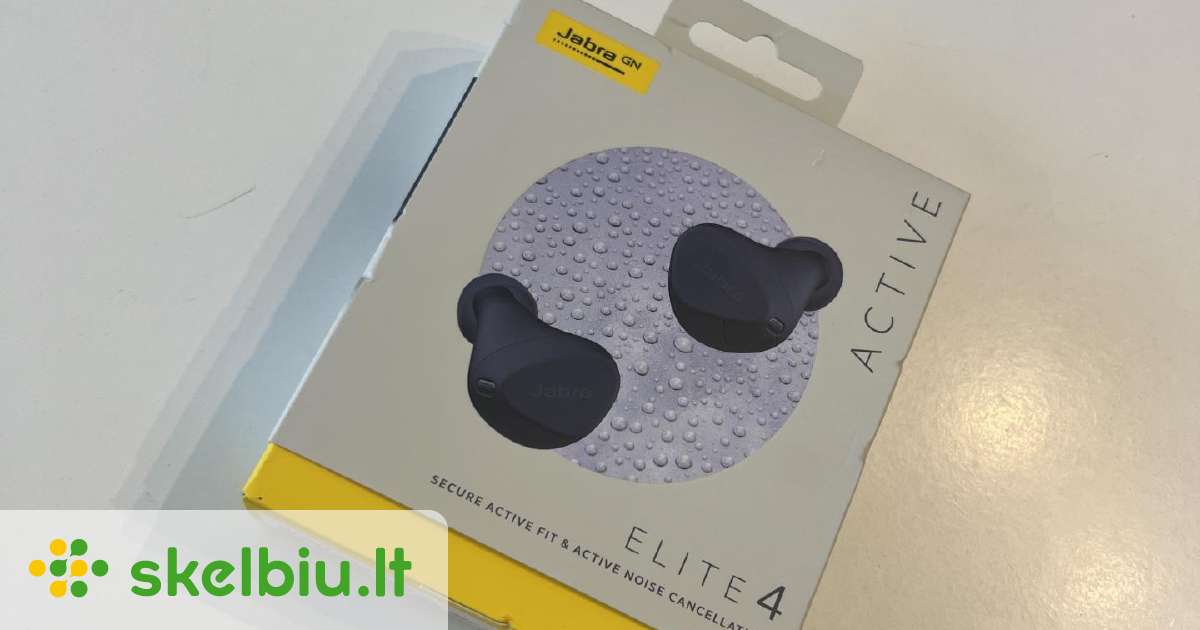 jabra elite active 4 skelbimai - Skelbiu.lt