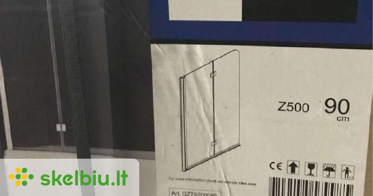 Vonios stikline sienele Nauja - Skelbiu.lt