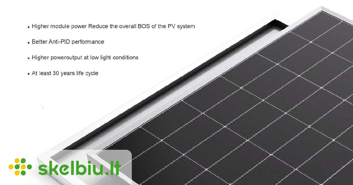 Nauji saulės moduliai/panelės N-type - Skelbiu.lt