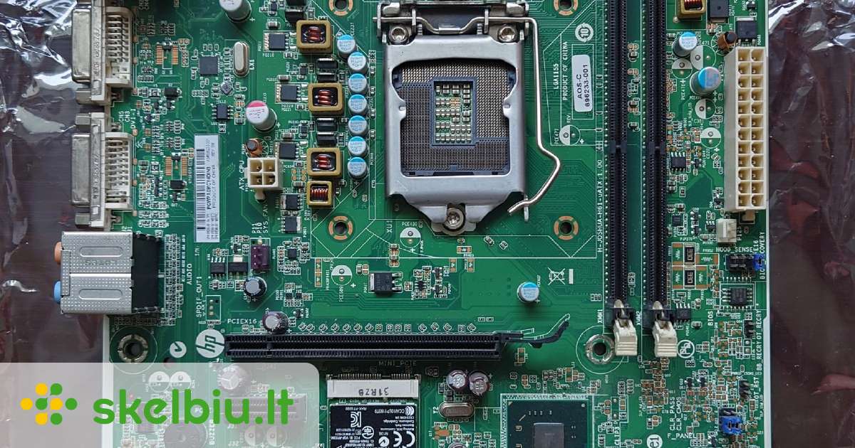 Intel i5 3570 Cpu + Hp uatx Lga1155 MB - Skelbiu.lt