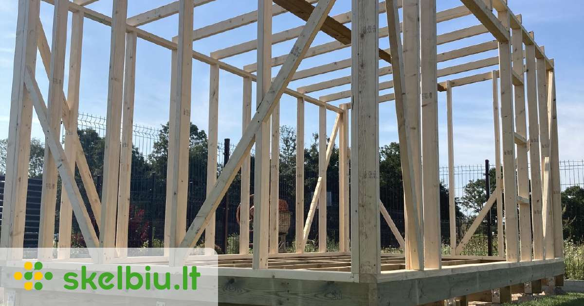 Karkasiniai statiniai,sandeliukai ,modulinei namai - Skelbiu.lt