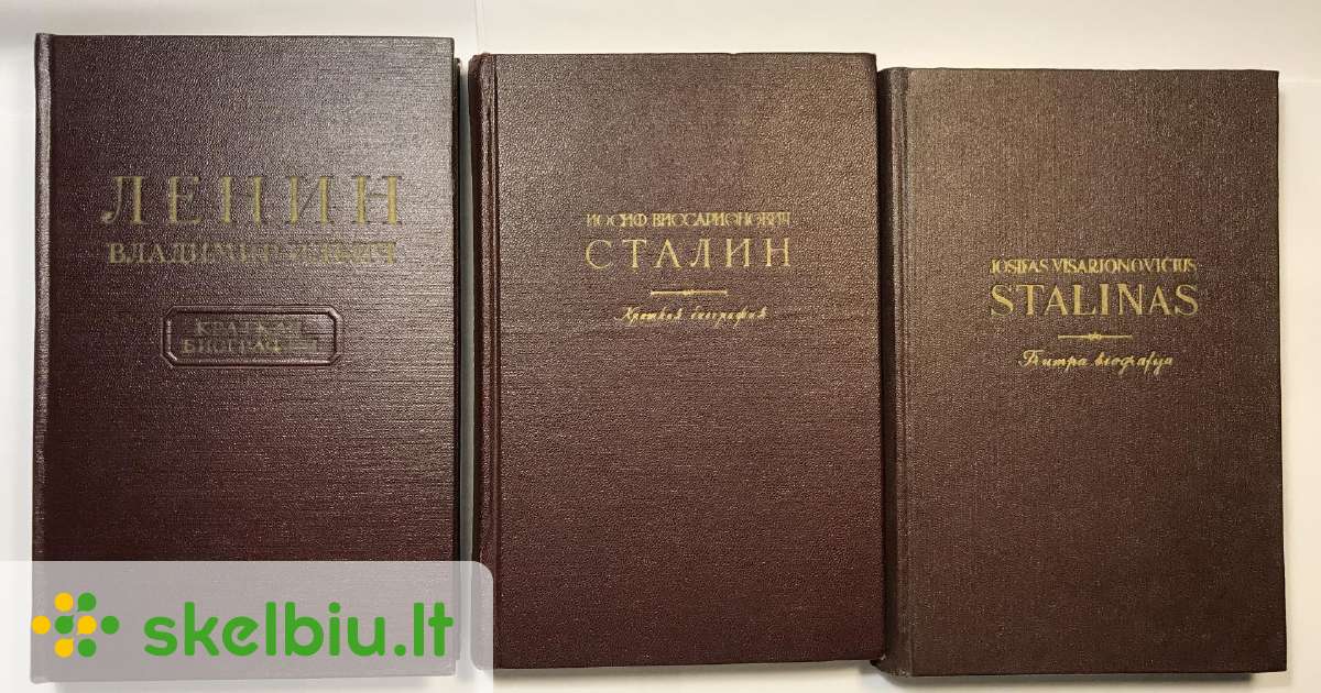 Leninas Stalinas biografija - Skelbiu.lt