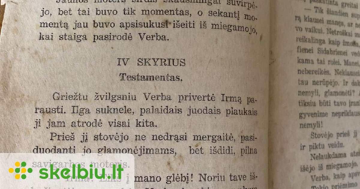 Sena nežinoma knyga - Skelbiu.lt