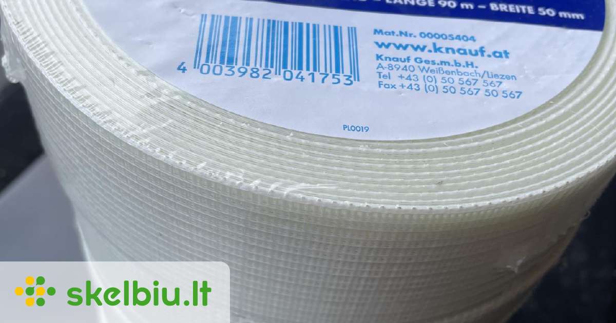 Knauf siulių armavimo juosta/tinkelis,lipni - Skelbiu.lt