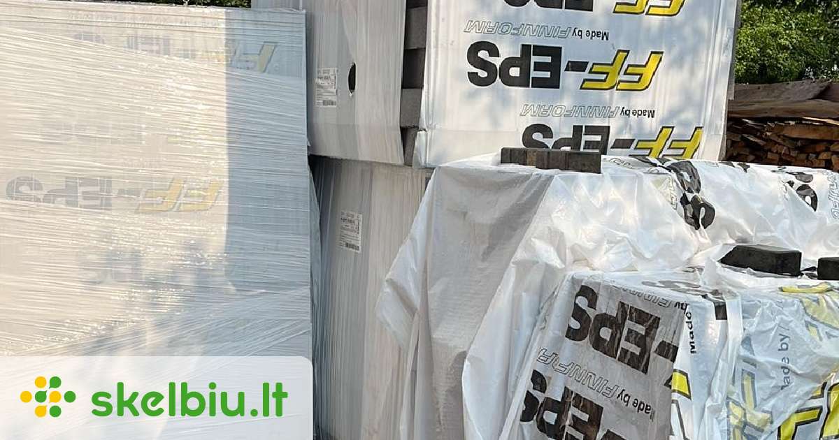 Neoporas Finnfoam Eps 70, 25 cm frezuotas - Skelbiu.lt