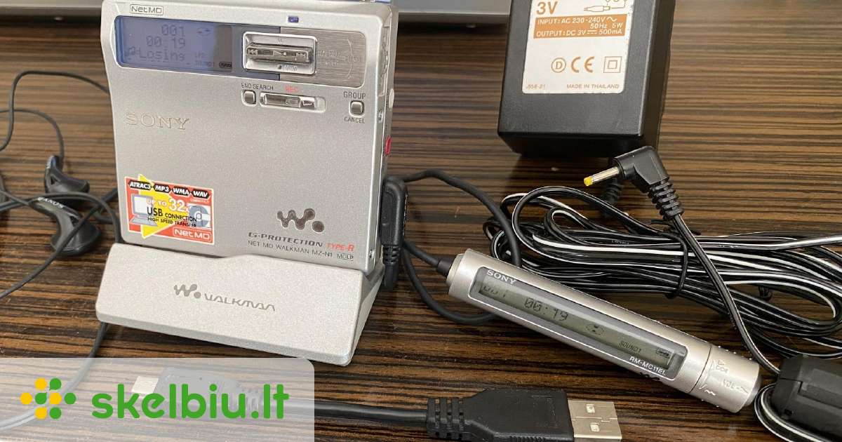Sony mz n1 minidisc net md komplektas - Skelbiu.lt