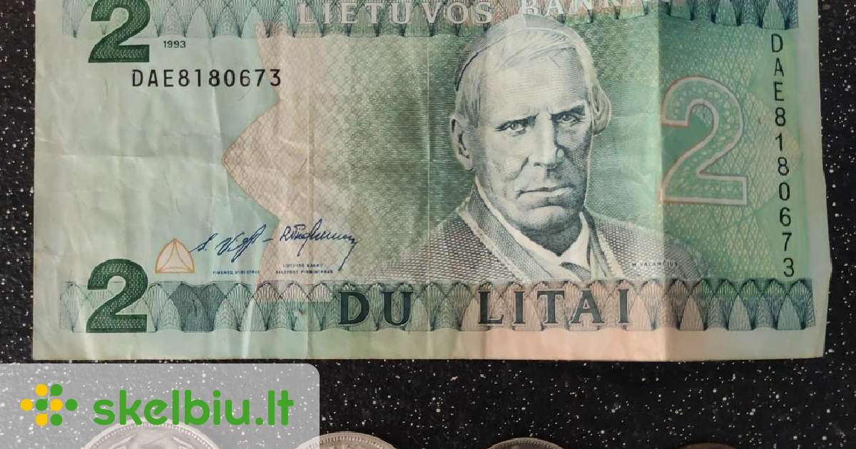 Lietuviškos tarpukario monetos ir banknotas - Skelbiu.lt