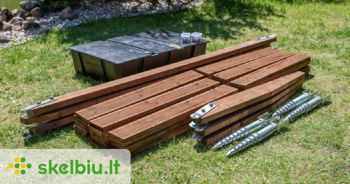 Plaustas, Pontoninis lieptas, pontonai, montavimas - Skelbiu.lt