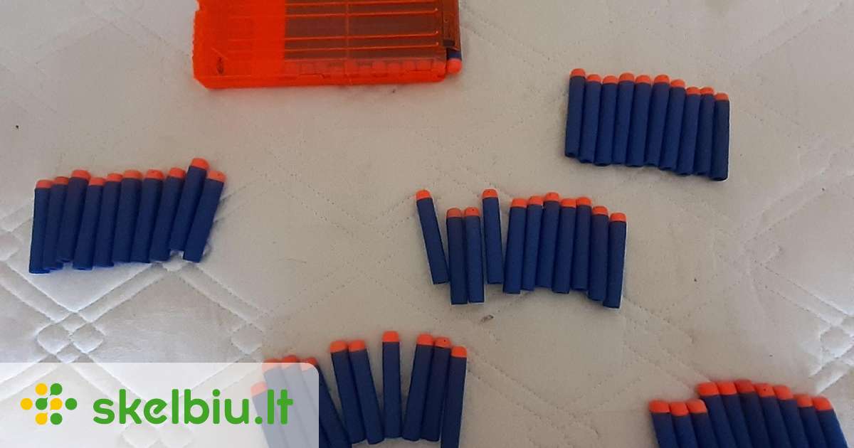 62 nerf kulkos su dėklu - Skelbiu.lt