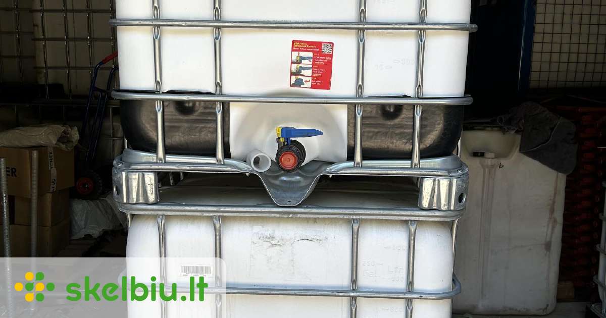Konteineriai 1000l. Ibc - Skelbiu.lt