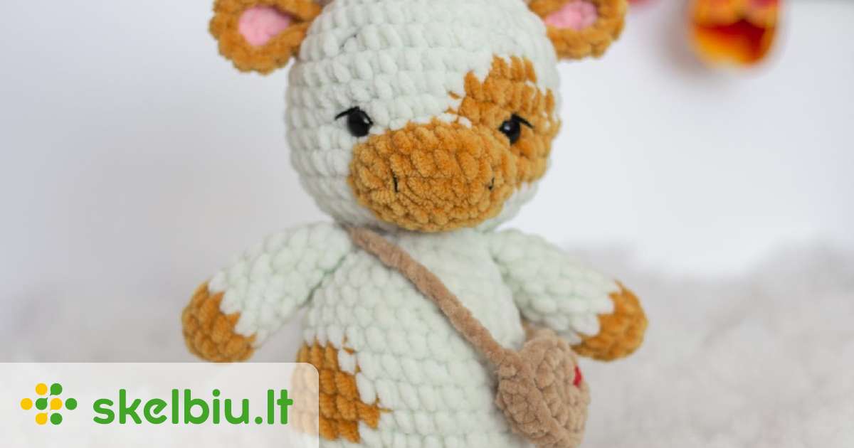 Rankų darbo nerti minkšti Žaislai Dovanų dėžutėje - Skelbiu.lt