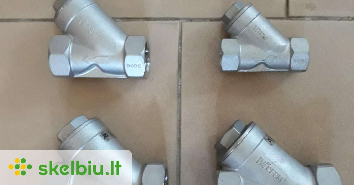 Nerūdijančio plieno atbulinis vožtuvas - Skelbiu.lt