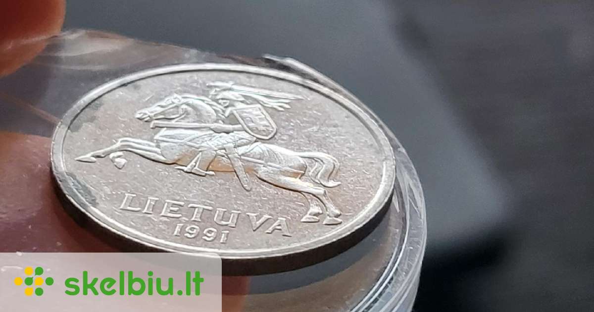 5 Litai moneta 1991 - Skelbiu.lt
