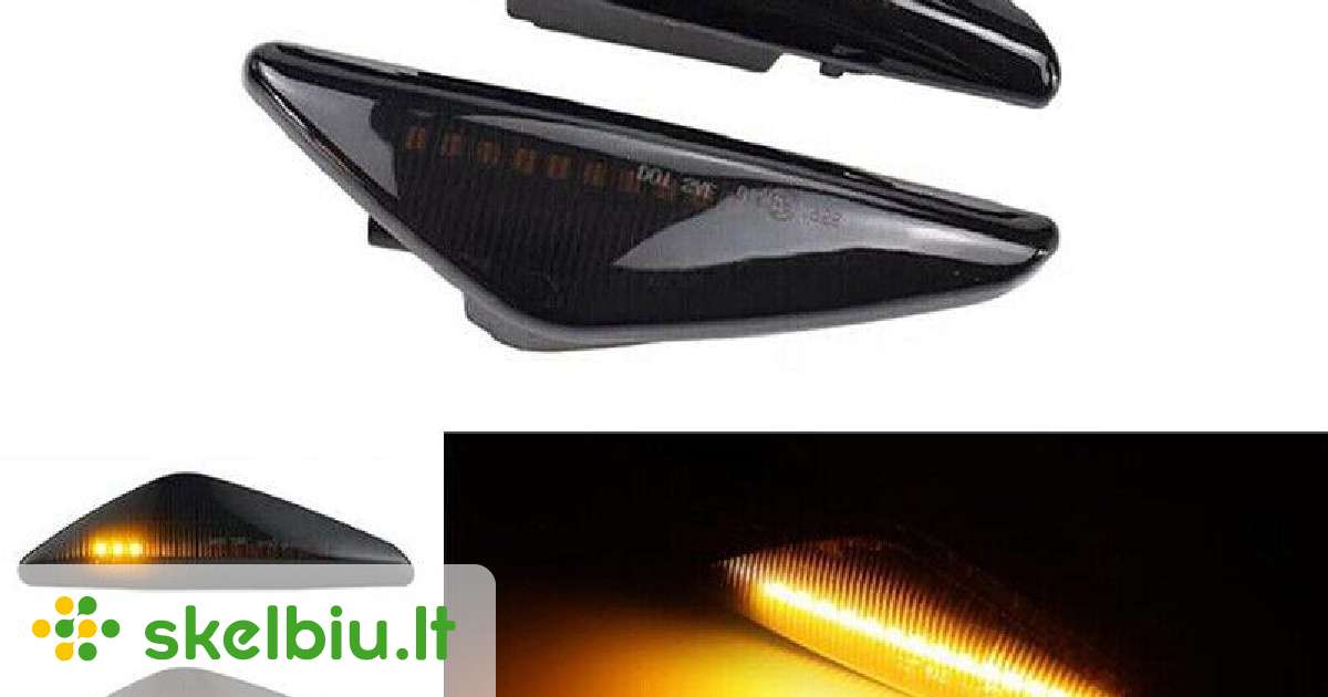 Bmw F25 LED dinaminių posūkių komplektas - Skelbiu.lt