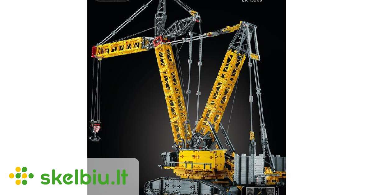 42146 Lego® Technic Vikšrinis kranas Liebherr - Skelbiu.lt