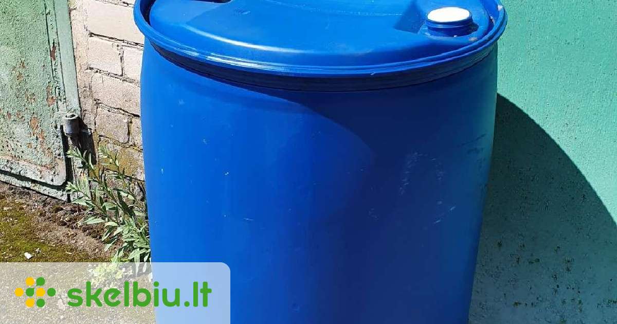 200 L plastikinė bačka - Skelbiu.lt