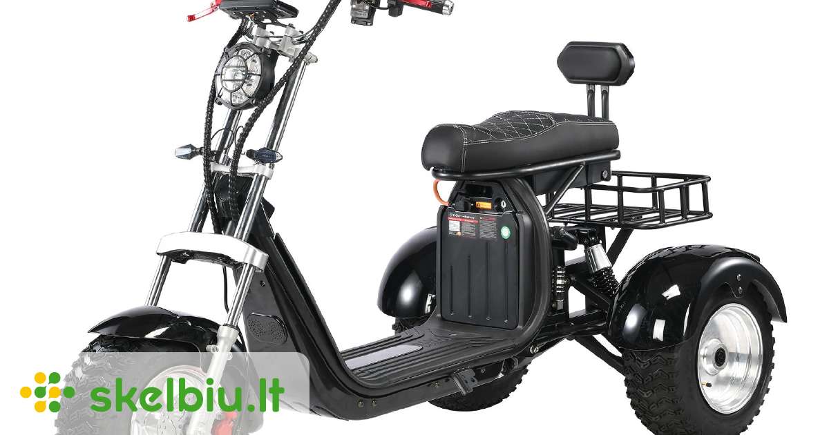 Elektrinis triratis cioperis citycoco 4000w - Skelbiu.lt