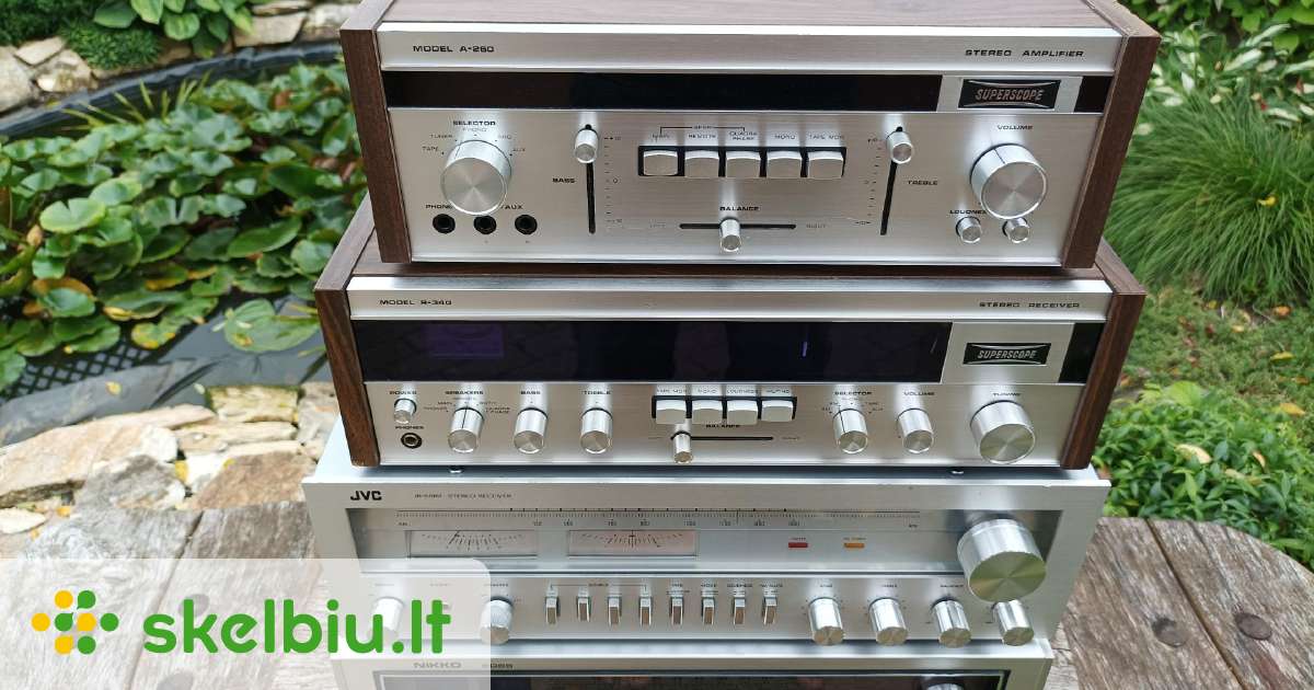 Superscope JVC, Sony - Skelbiu.lt