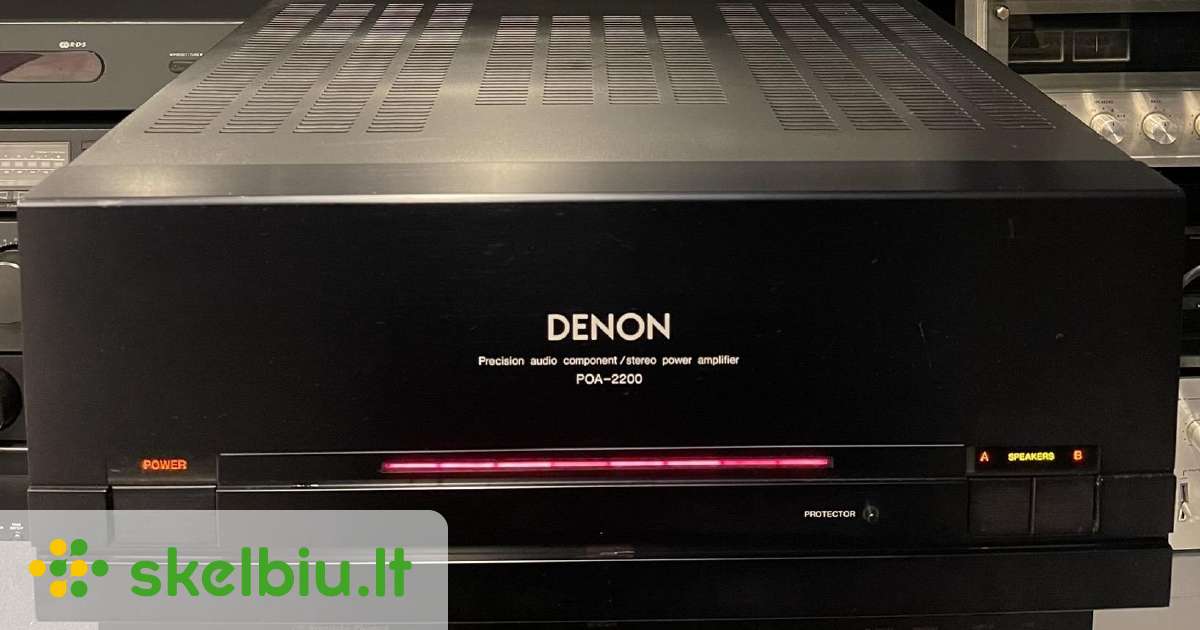 Denon poa-2200 / poa-2400 / pra-1200 / pra-1500 - Skelbiu.lt
