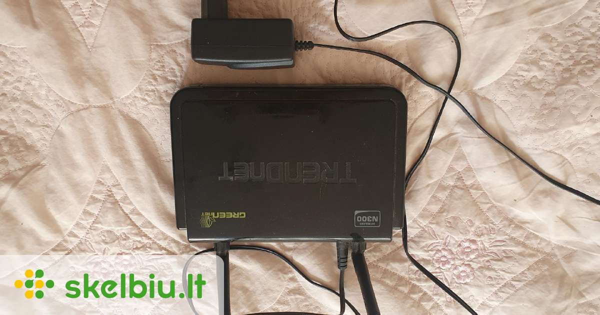 Wi Fi routeris Trendnet N300 - Skelbiu.lt