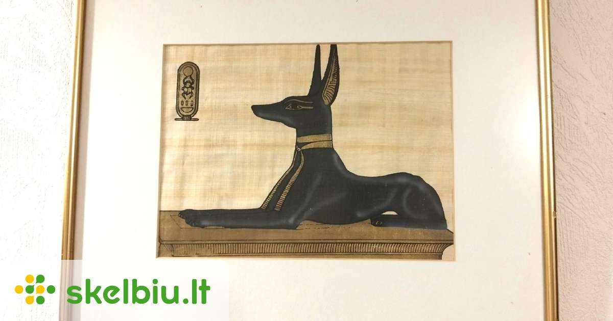 Papirusas Faraonų šuo - Skelbiu.lt