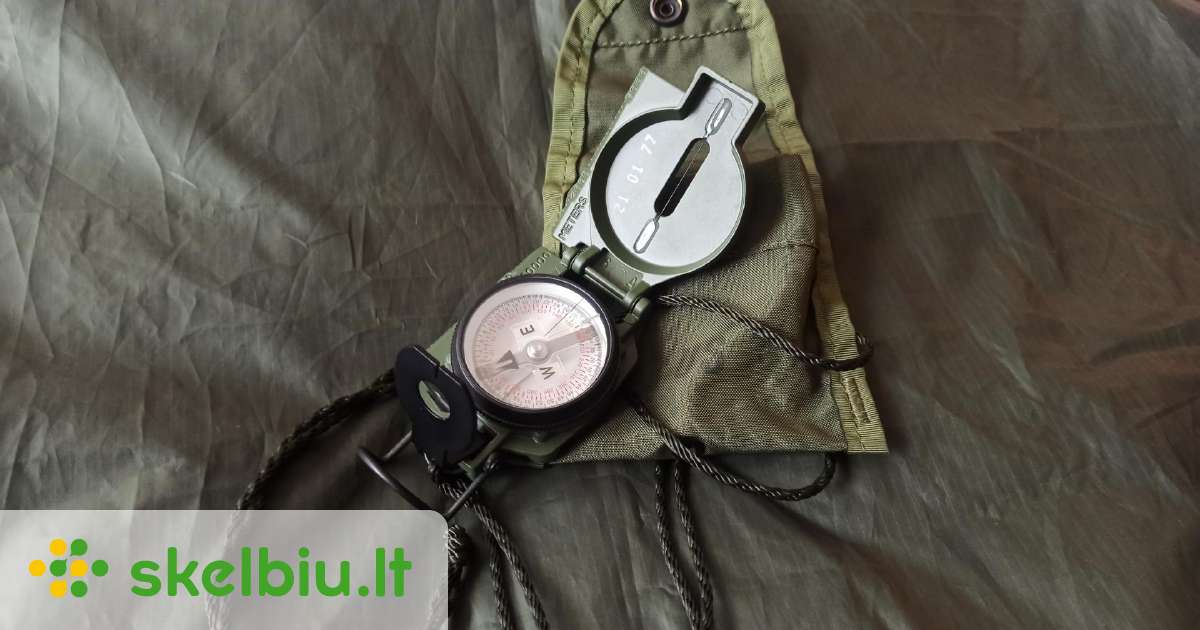 Cammenga Model 27 kompasas su fosforu. - Skelbiu.lt