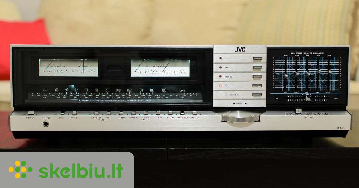 Aukščiausis JVC resiveris-monstras jr-s501 - Skelbiu.lt