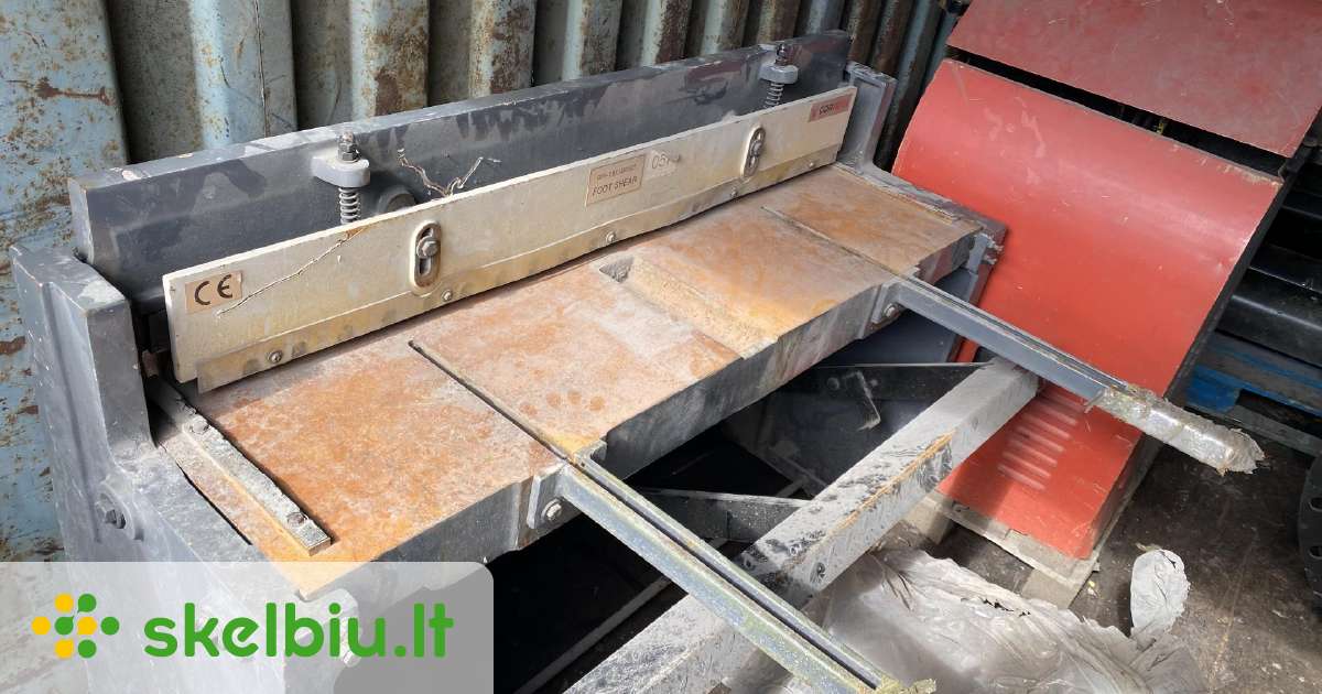 giljotina naudota skelbimai (2 psl.) - Skelbiu.lt