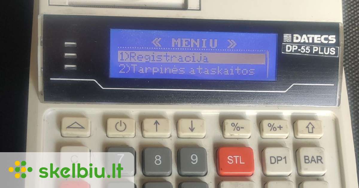 Parduodu Kasos aparata Datecs Dp 55 Plus - Skelbiu.lt